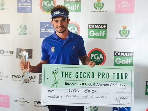 Jorge Simón estrena su palmarés en el Gecko Pro Tour