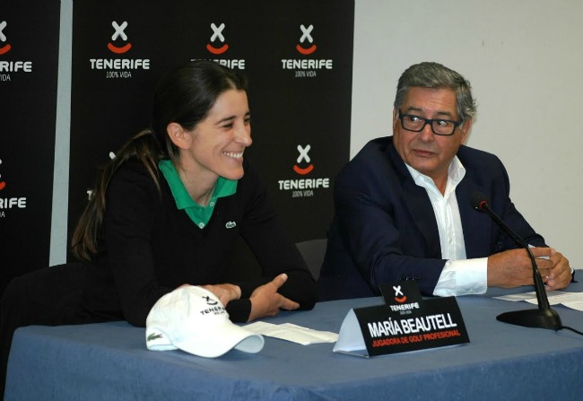 Turismo Tenerife patrocina a María Beautell - Golf Circus