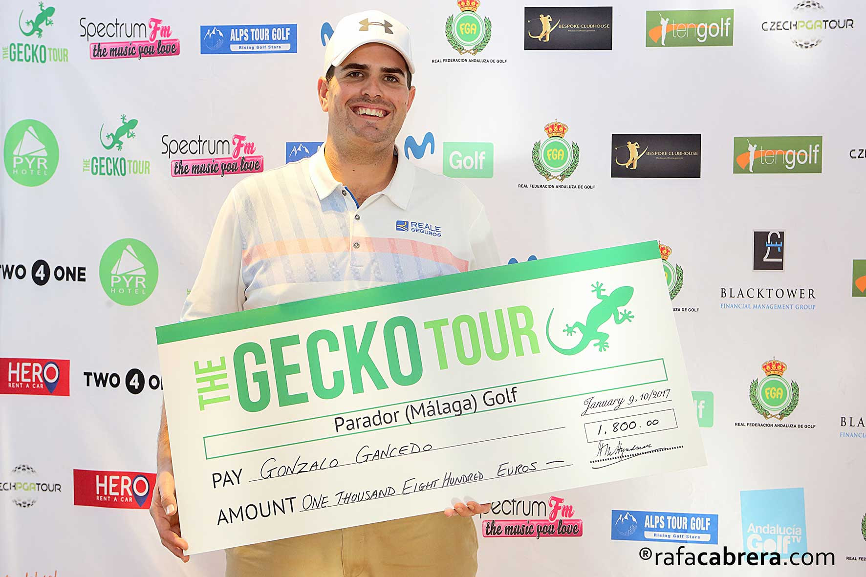 Gonzalo Gancedo estrena su palmarés en el Gecko Tour - Golf Circus